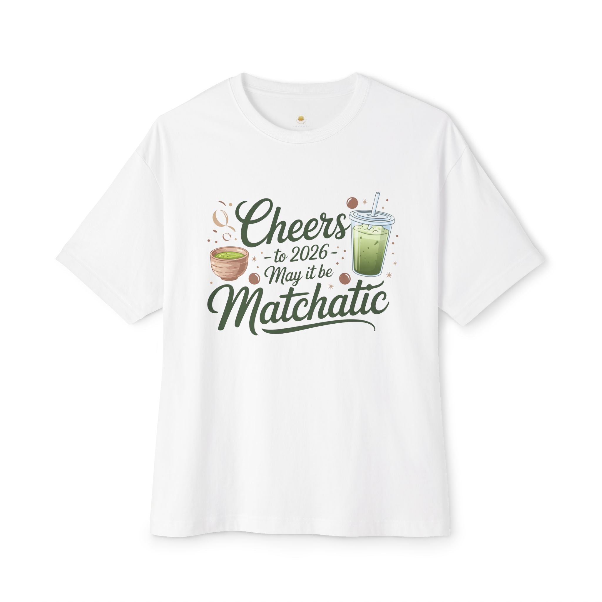 Matcha Cheers 2026 Oversized Tee – Nalani Butik